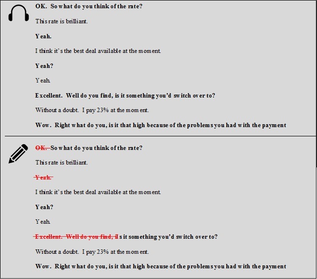 Styles of transcription | The Transcription Agency (VIQ)